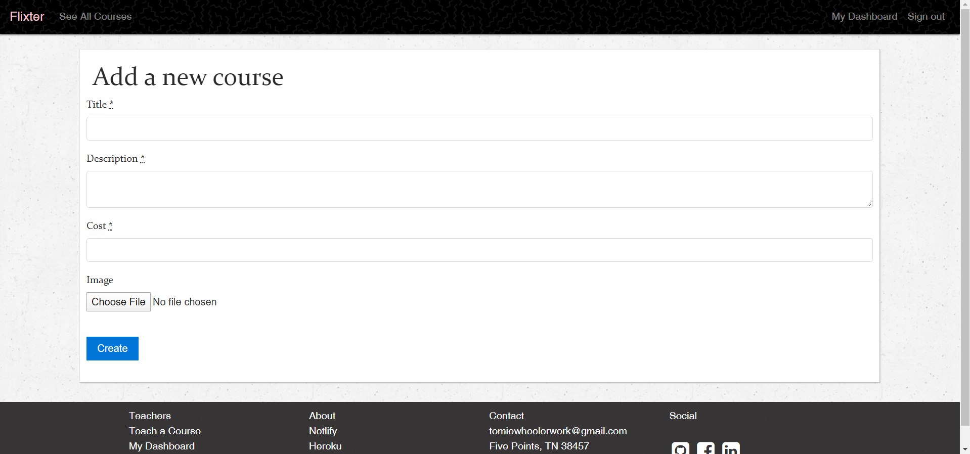 GitHub - tomiewheeler678/Flixter-gingermode: Website allows instructors to create courses (and ...