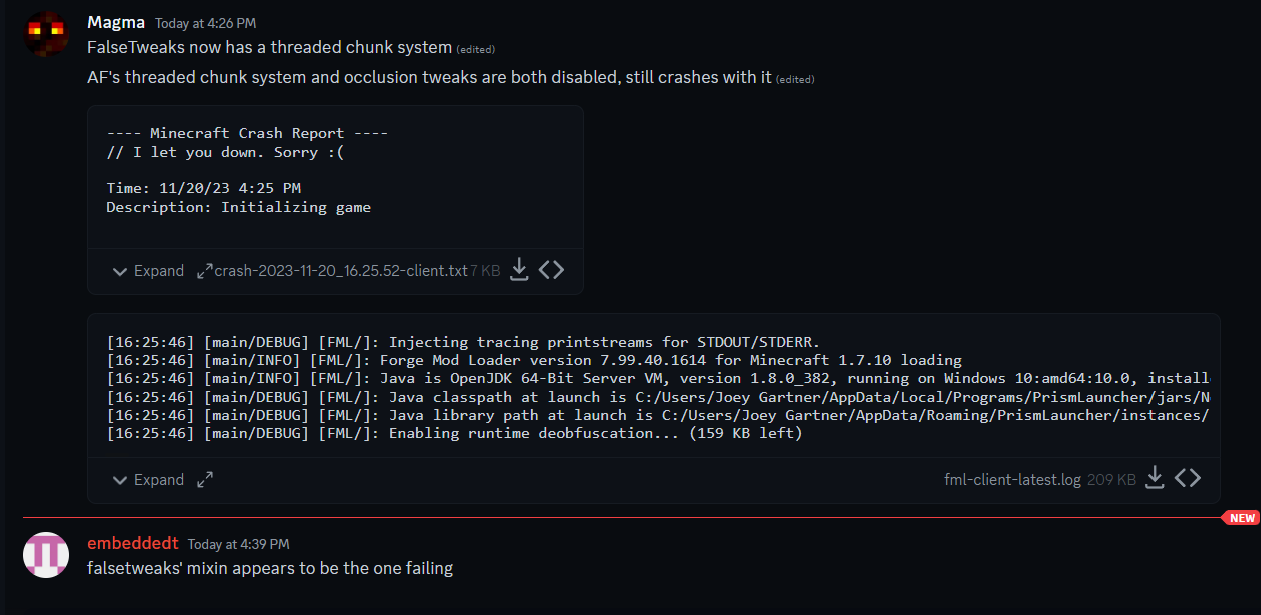 GameSettings render distance extension conflict · Issue #141 · FalsePattern/FalseTweaks · GitHub