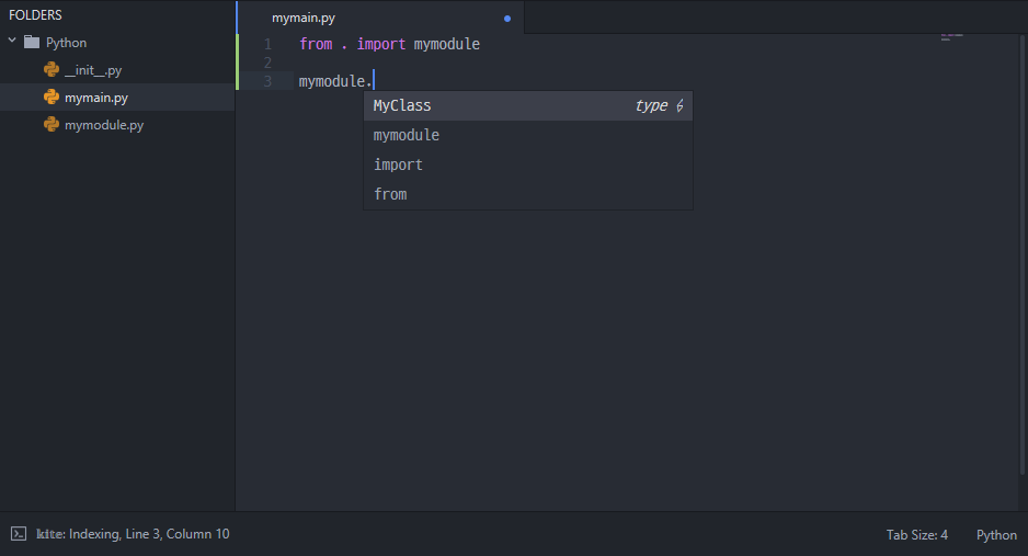 Kite does not recognize the class (and sometimes modules as well ...