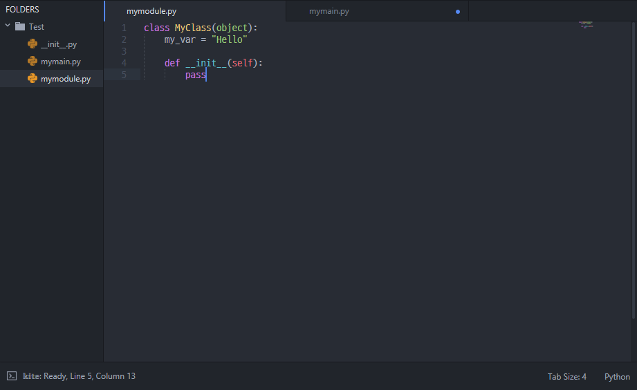 Kite does not recognize the class (and sometimes modules as well ...