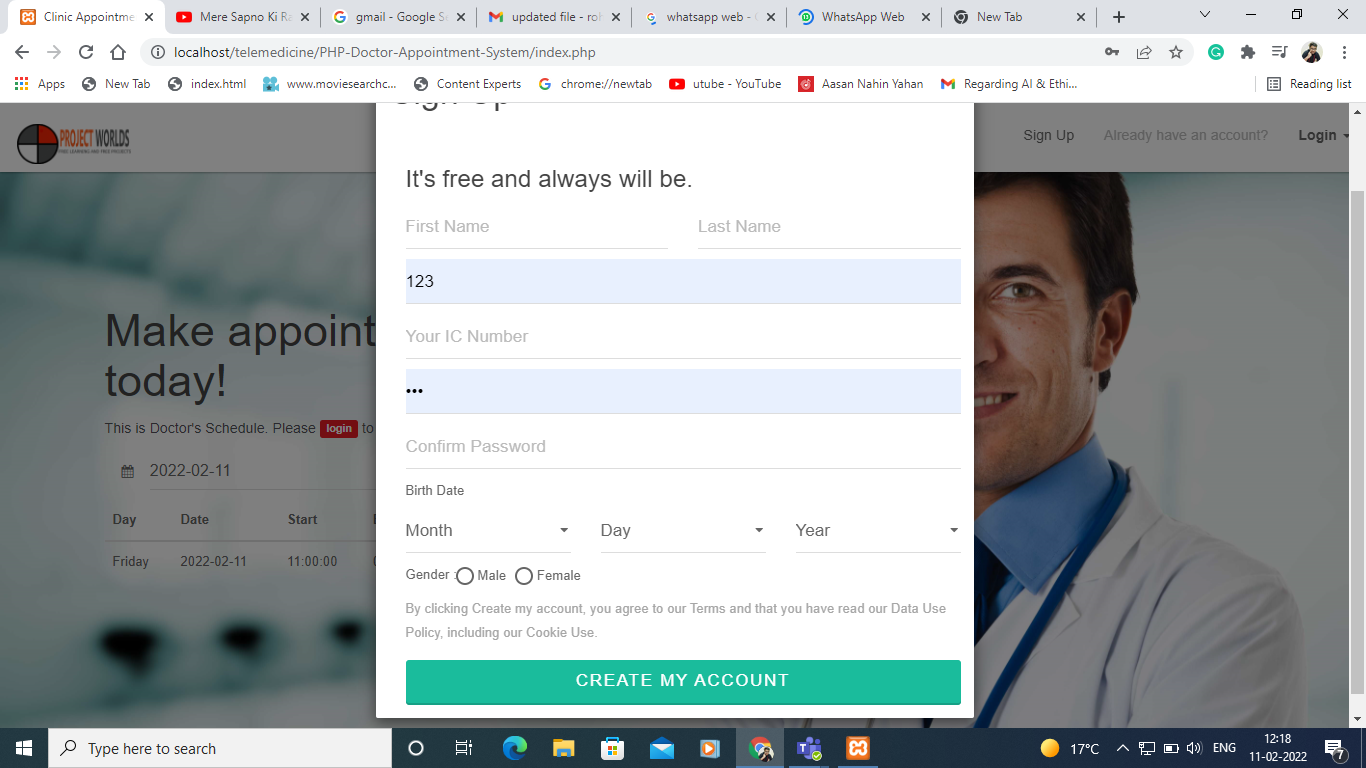 GitHub - rajatram19/Web-Development-project-on-pocket-hospital ...