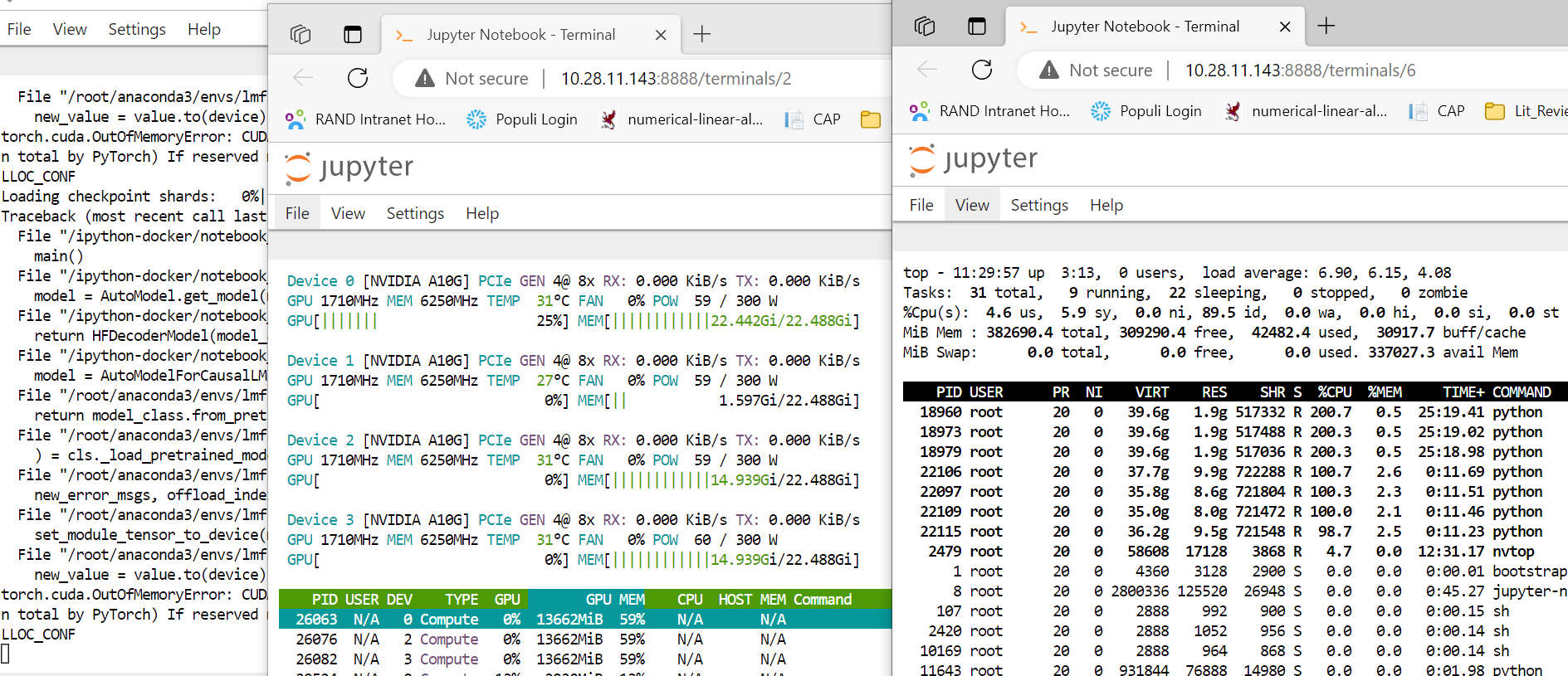 Multi-GPU operation seems to be problematic · Issue #202 · OptimalScale/LMFlow · GitHub