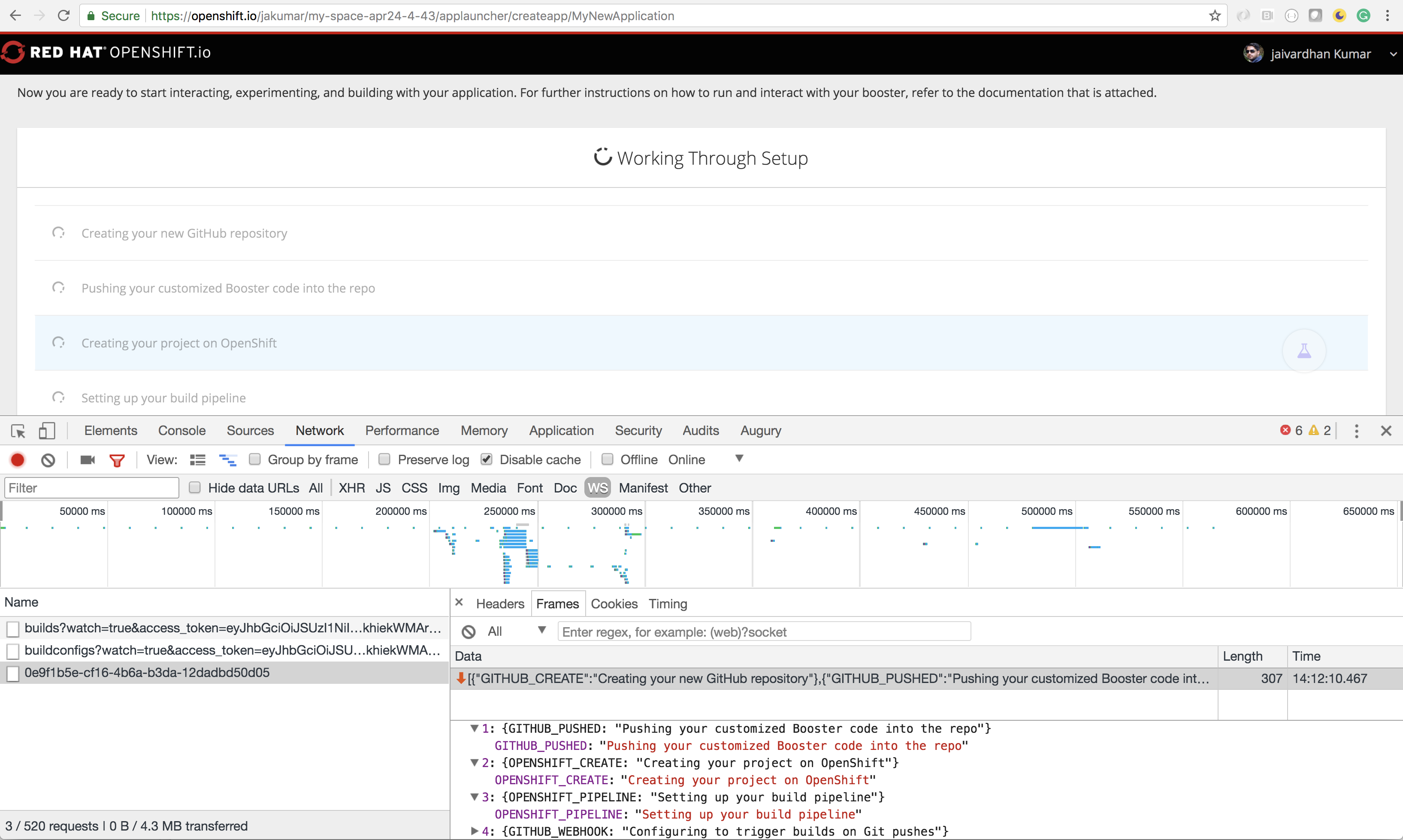 Launcher not showing progress step but application is getting created · Issue #3410 ...