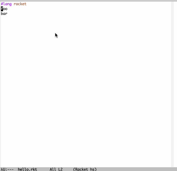 Keyboard Macros act up when racket-unicode-input-method is enabled ...