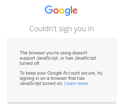 Login not possible because JavaScript is disabled · Issue #1262 ...