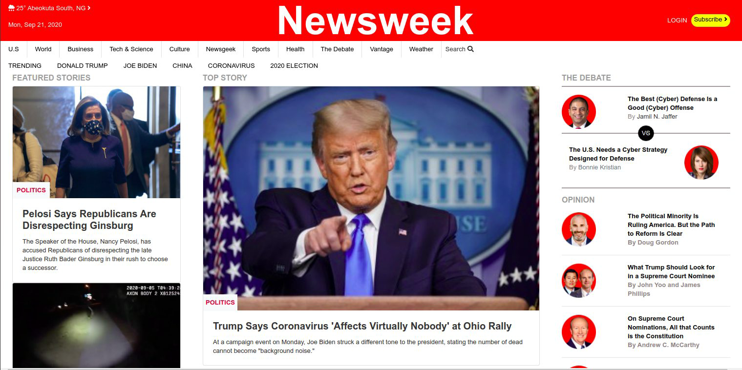 GitHub - tahiry-dev/newsweek-clone: This project replicates the ...