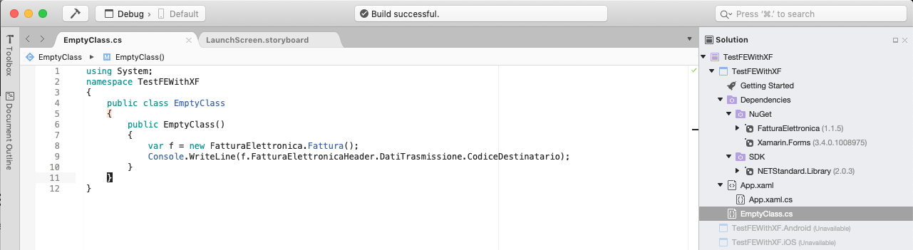 Errore in Xamarin Forms (Net Standard 2.0) · Issue #173 · FatturaElettronica/FatturaElettronica ...