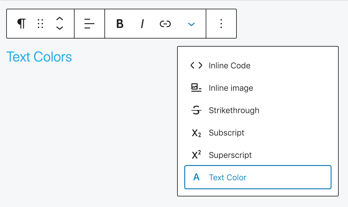 Broken keyboard navigation within text color toolbar · Issue #26115 · WordPress/gutenberg · GitHub