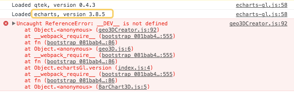 geo3DCreator.js?8935:92 Uncaught ReferenceError: __DEV__ is not defined · Issue #140 · ecomfe ...