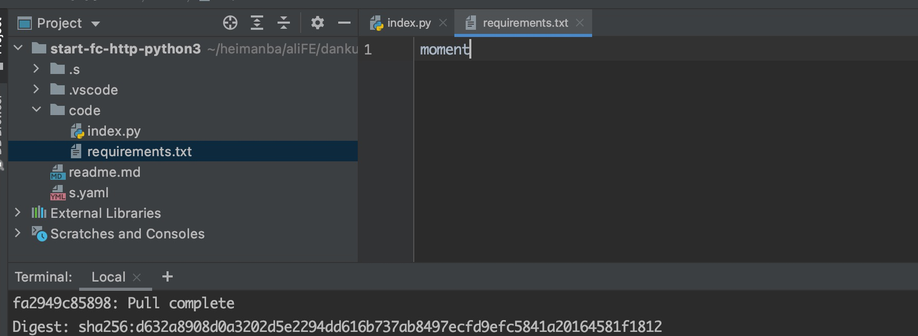 s local 调试依赖问题 · Issue #523 · devsapp/fc · GitHub