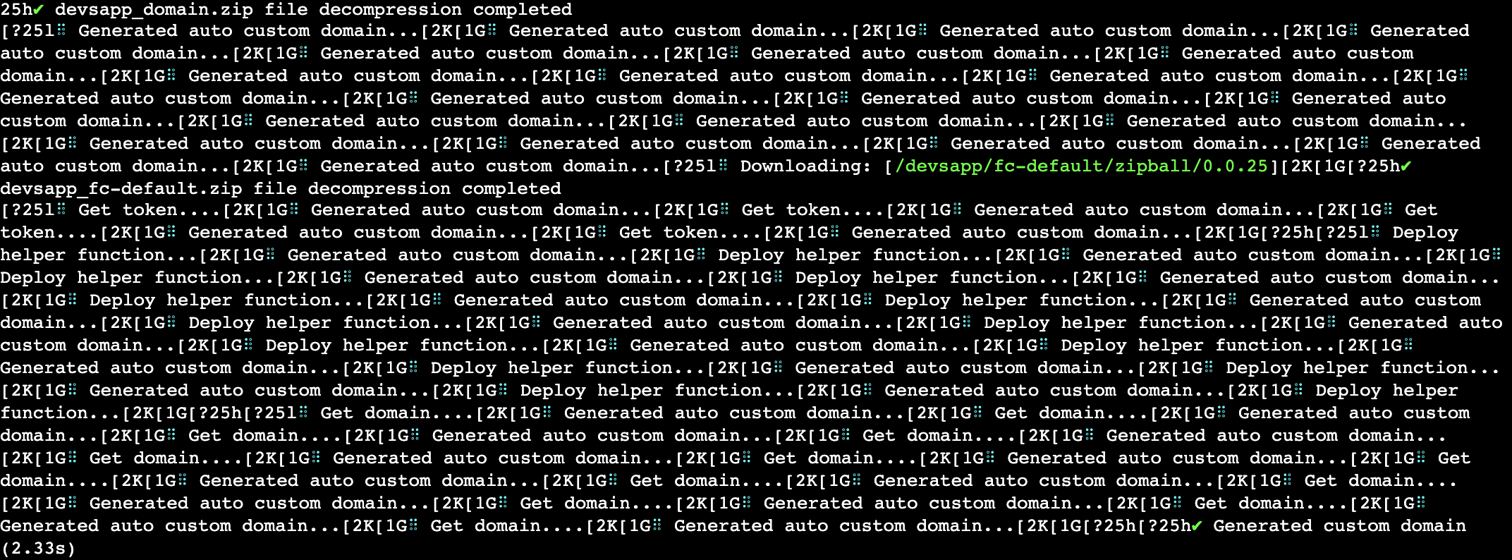 如果屏幕长度有问题，spinner会一直打印，需要提供能够屏蔽spinner的能力 · Issue #642 · Serverless-Devs/Serverless-Devs · GitHub