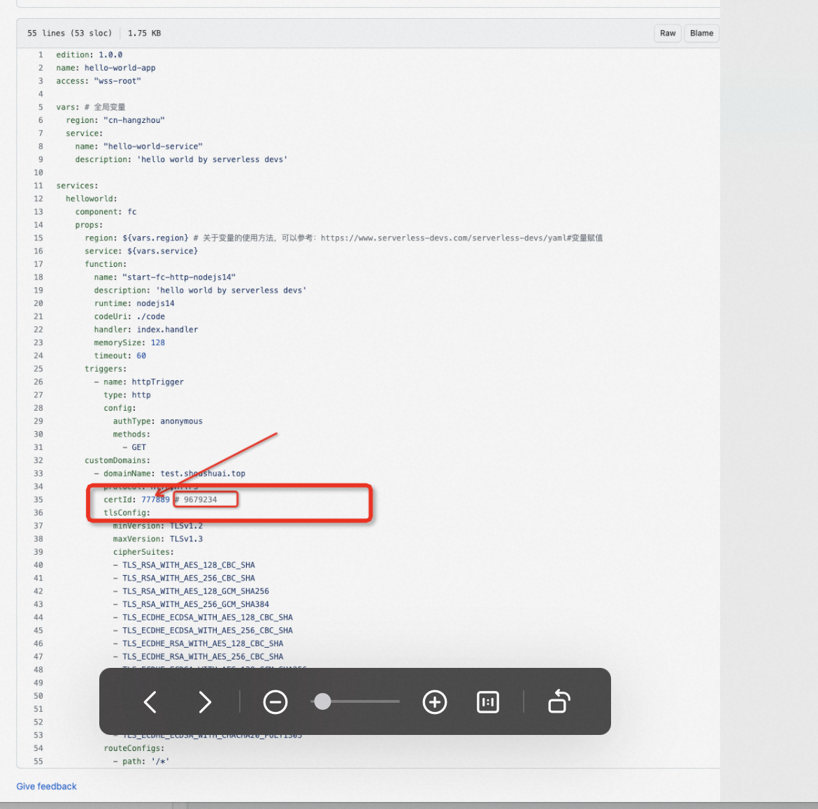 certId 证书乱填写，友好提示出来 · Issue #959 · devsapp/fc · GitHub