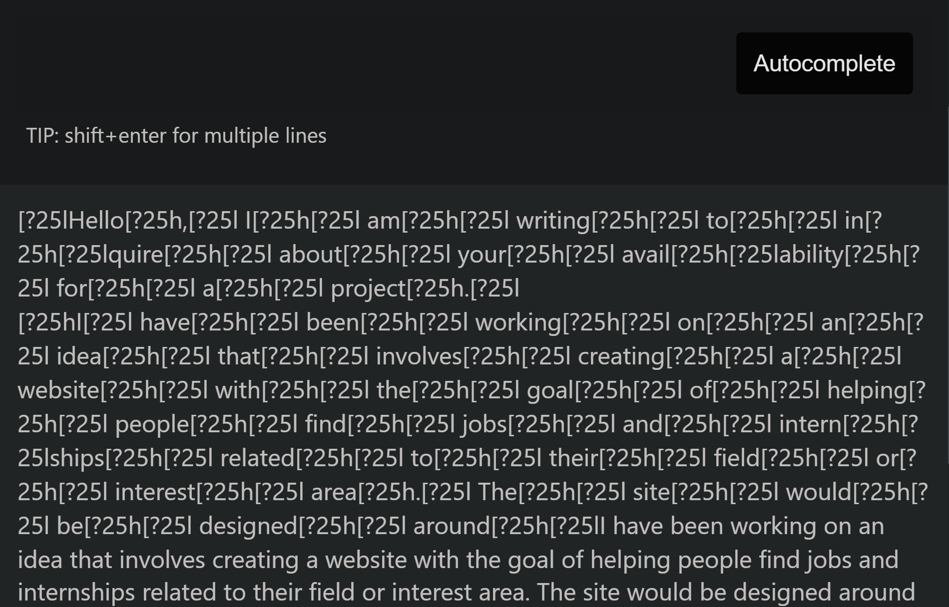 Output strange text · Issue #92 · cocktailpeanut/dalai · GitHub