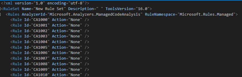 Intellisense doesn't consider ruleset · Issue #2712 · dotnet/roslyn-analyzers · GitHub