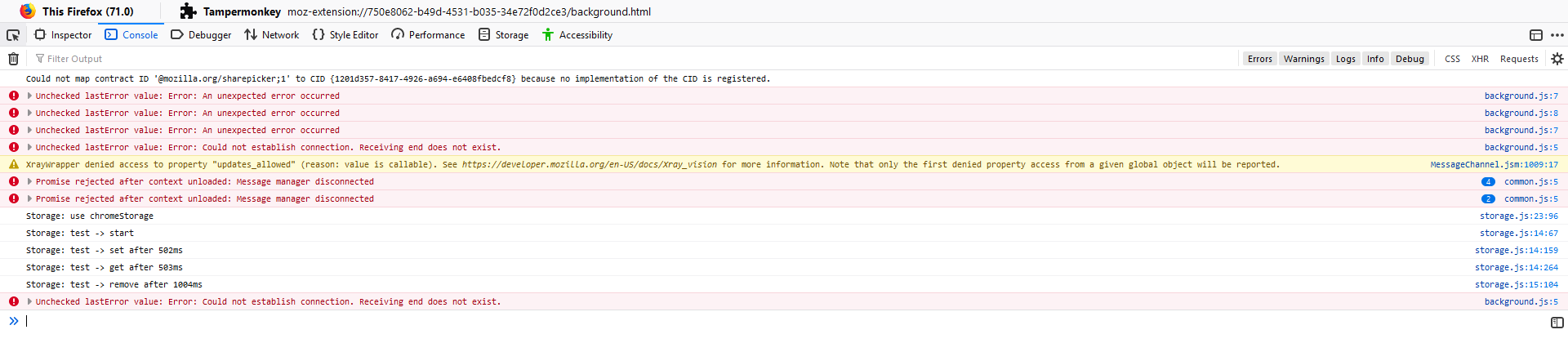 [Firefox] TM (not working) & Beta (problems) · Issue #827 · Tampermonkey/tampermonkey · GitHub