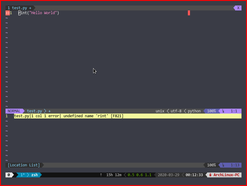 Missing "mode" when used with Syntastic · Issue #433 · itchyny/lightline.vim · GitHub