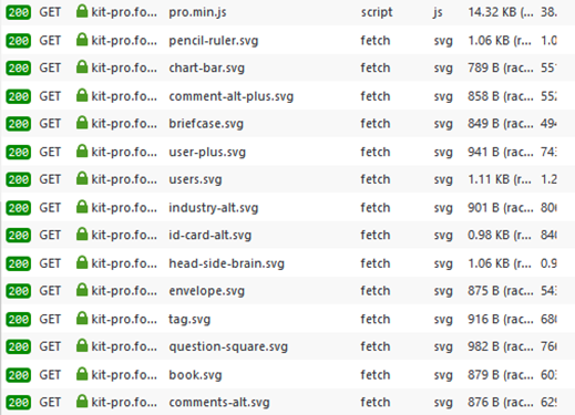 double http requests when using kit · Issue #15798 · FortAwesome/Font ...