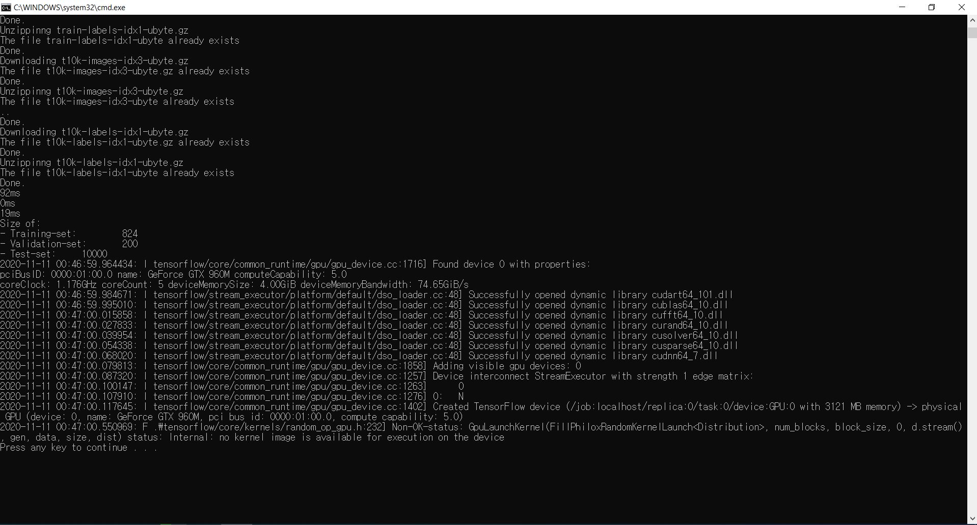 Tensorflow Gpu Binary Doesnt Work For Gpu Usage · Issue 617 0206