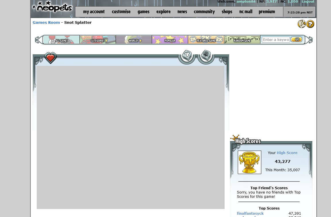 Grey screen when using Ruffle emulator on Neopets · Issue #12931 · ruffle-rs/ruffle · GitHub