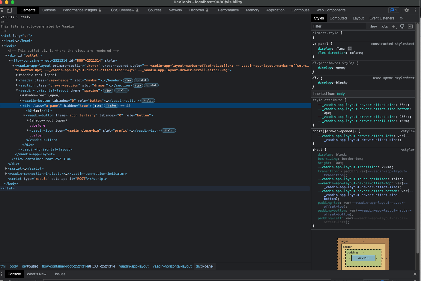 setVisible(false) does not work in production mode · Issue #14453 ... setVisible(false) does not work in production mode · Issue #14453 ...