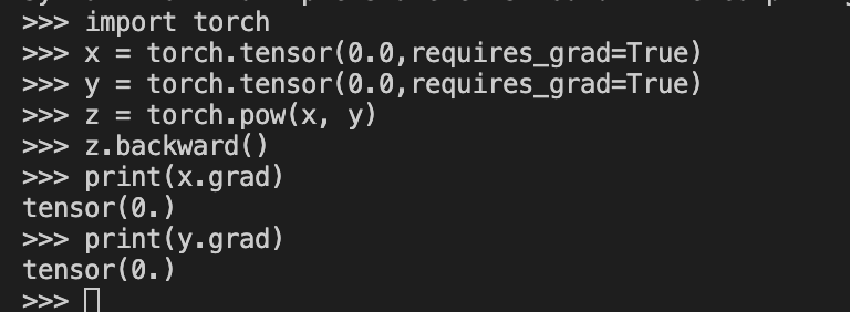 paddle和pytorch对pow(0,0)的梯度结果有diff · Issue #45054 · PaddlePaddle/Paddle · GitHub