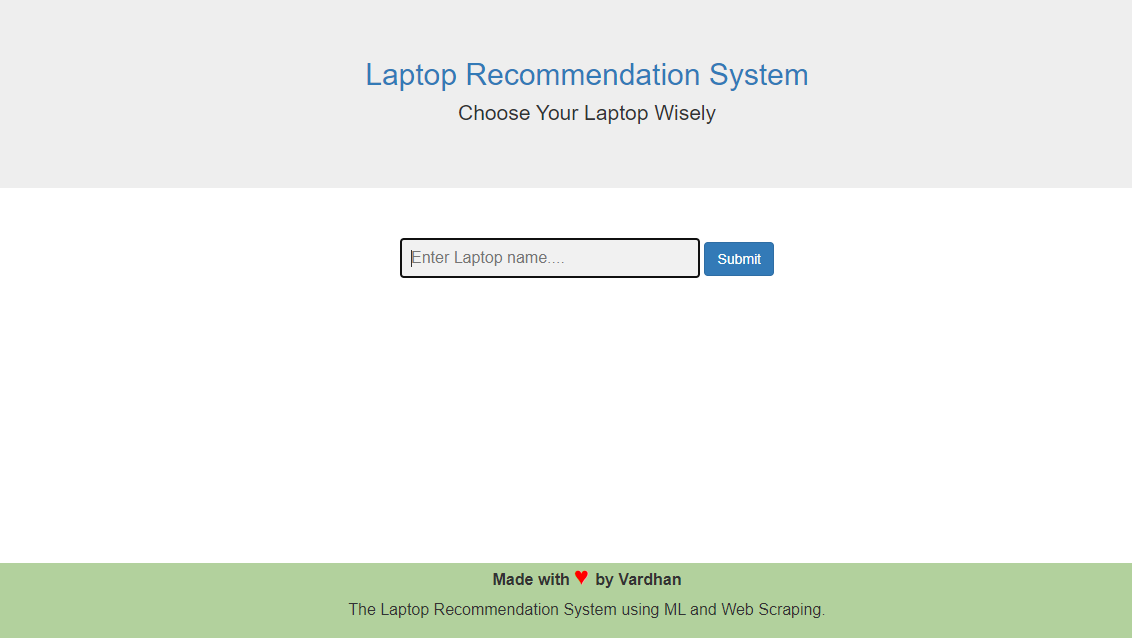 GitHub - nandi19k/LaptopRecommenderSystem: This project focuses on ...