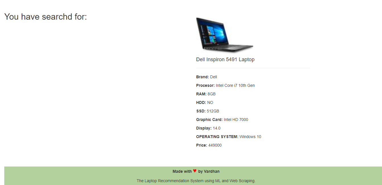 GitHub - nerchukoacademy/Laptop-Recommendation-System
