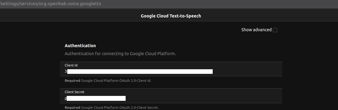 Main Ui Context Password Not Applied For Voice Services In Section Other Services · Issue