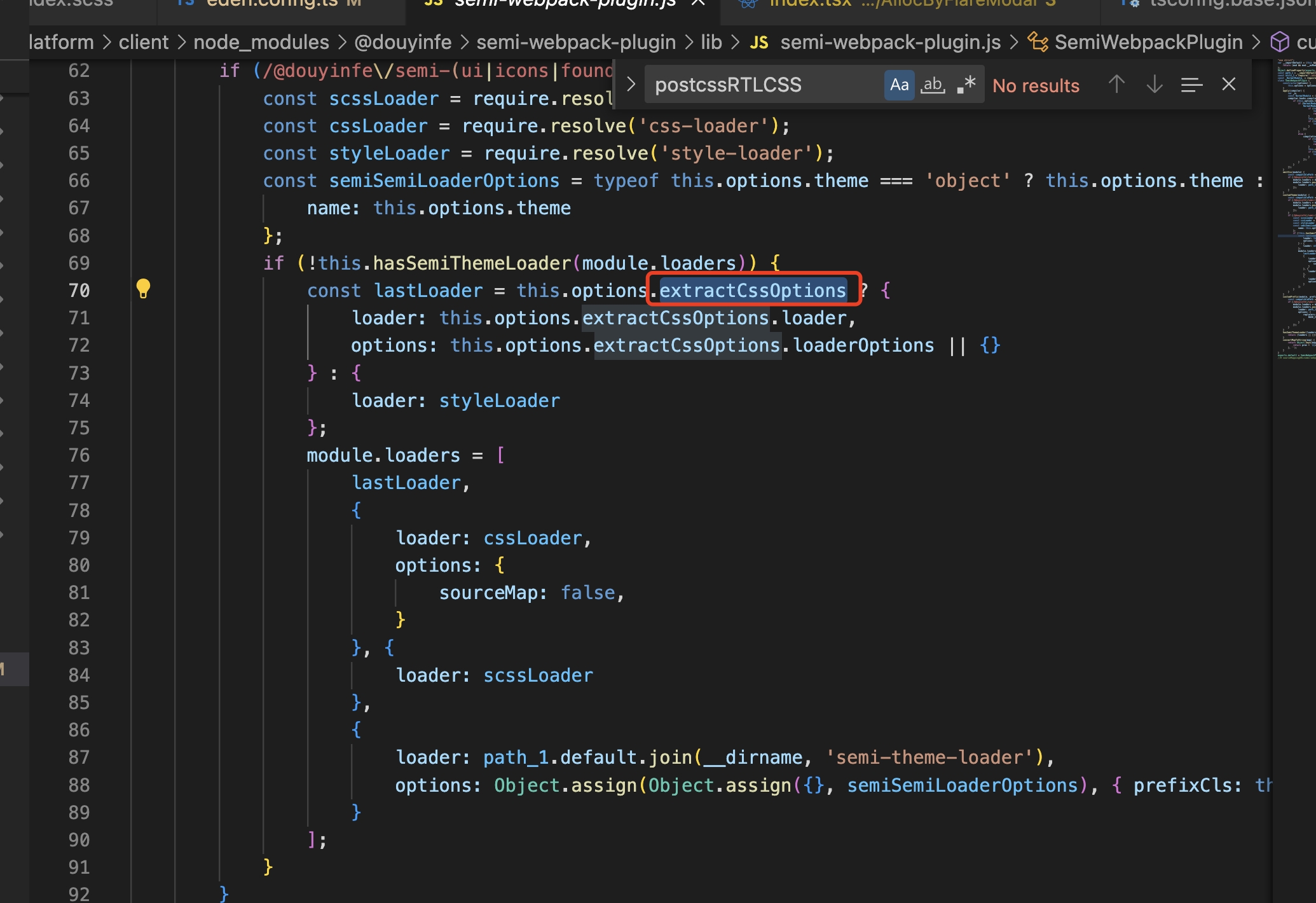 [@douyinfe/semi-webpack-plugin] 自定义postcss loader · Issue #1356 · DouyinFE/semi-design · GitHub