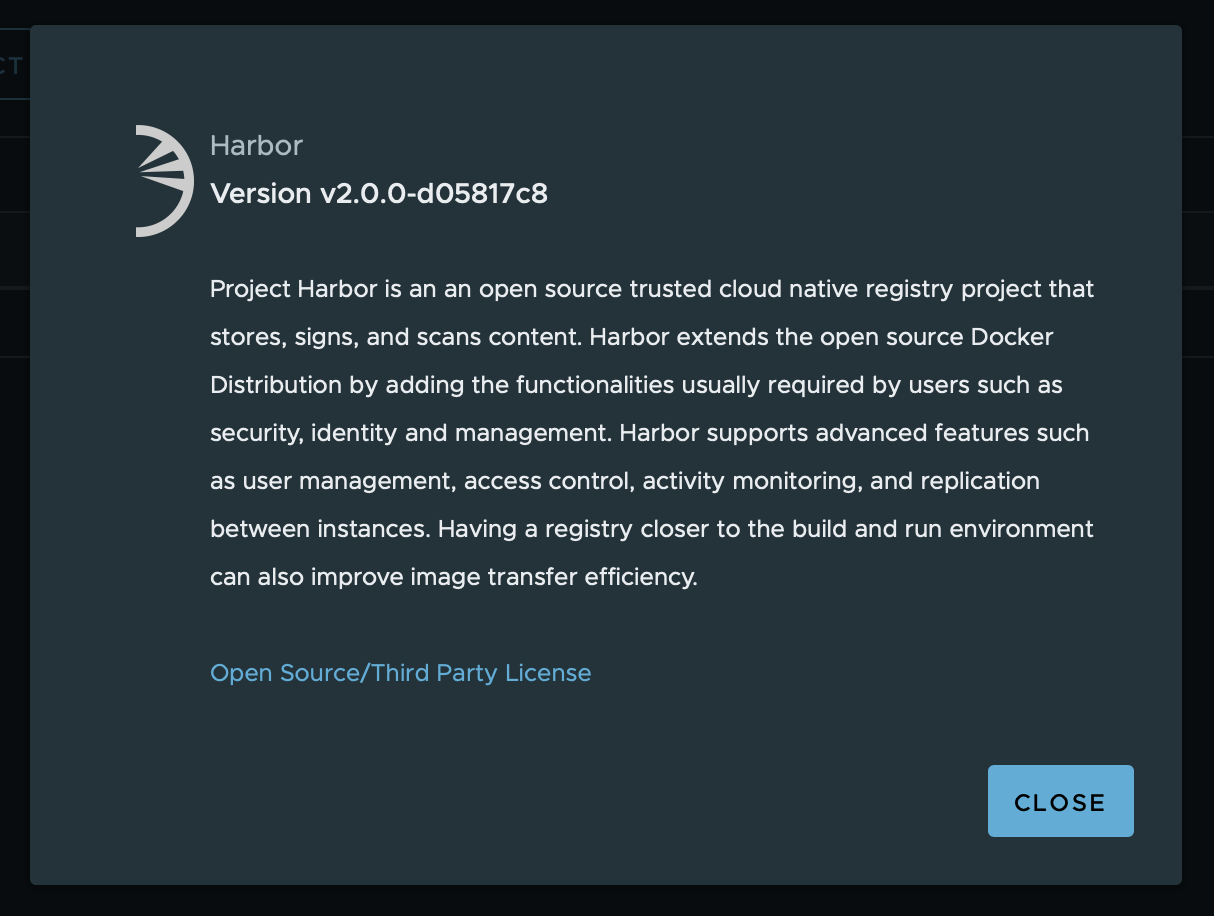 About Dialog Icon cutoff · Issue #12144 · goharbor/harbor · GitHub