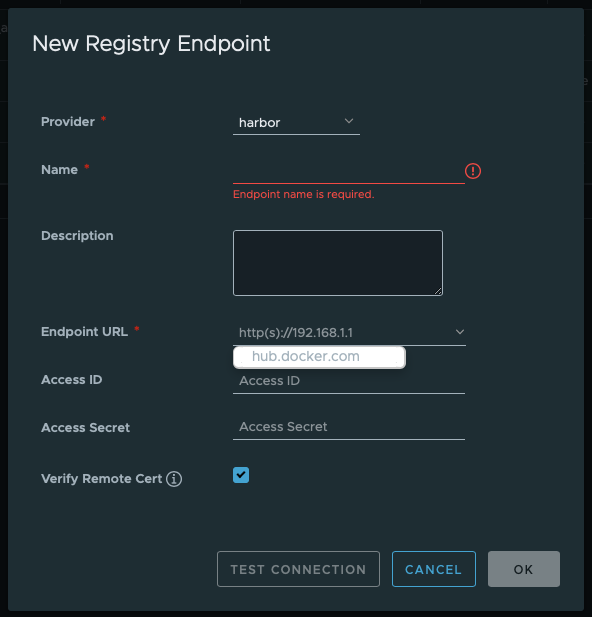 Registry endpoint issue · Issue #12153 · goharbor/harbor · GitHub