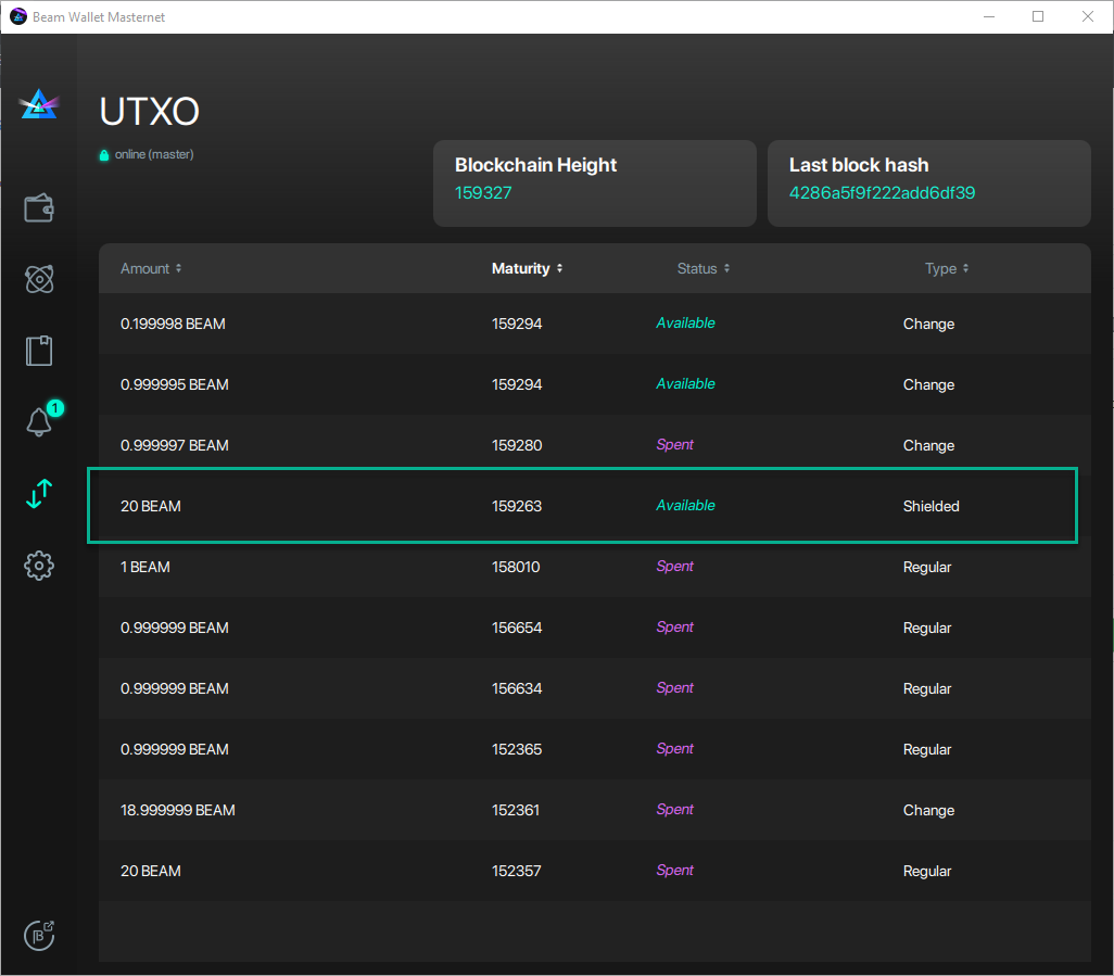 The wrong balance after swap with shielded utxo · Issue #165 · BeamMW/beam-ui · GitHub