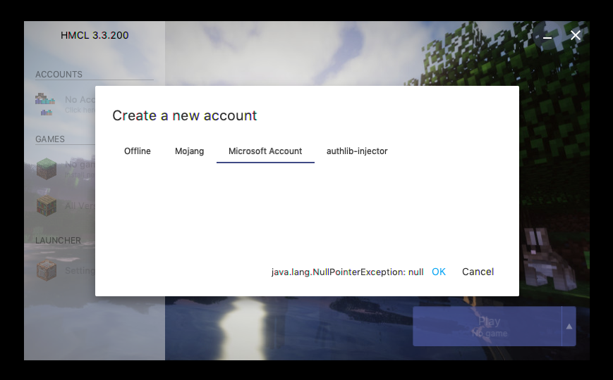 [BUG]Microsoft无法登陆 · Issue #987 · HMCL-dev/HMCL · GitHub