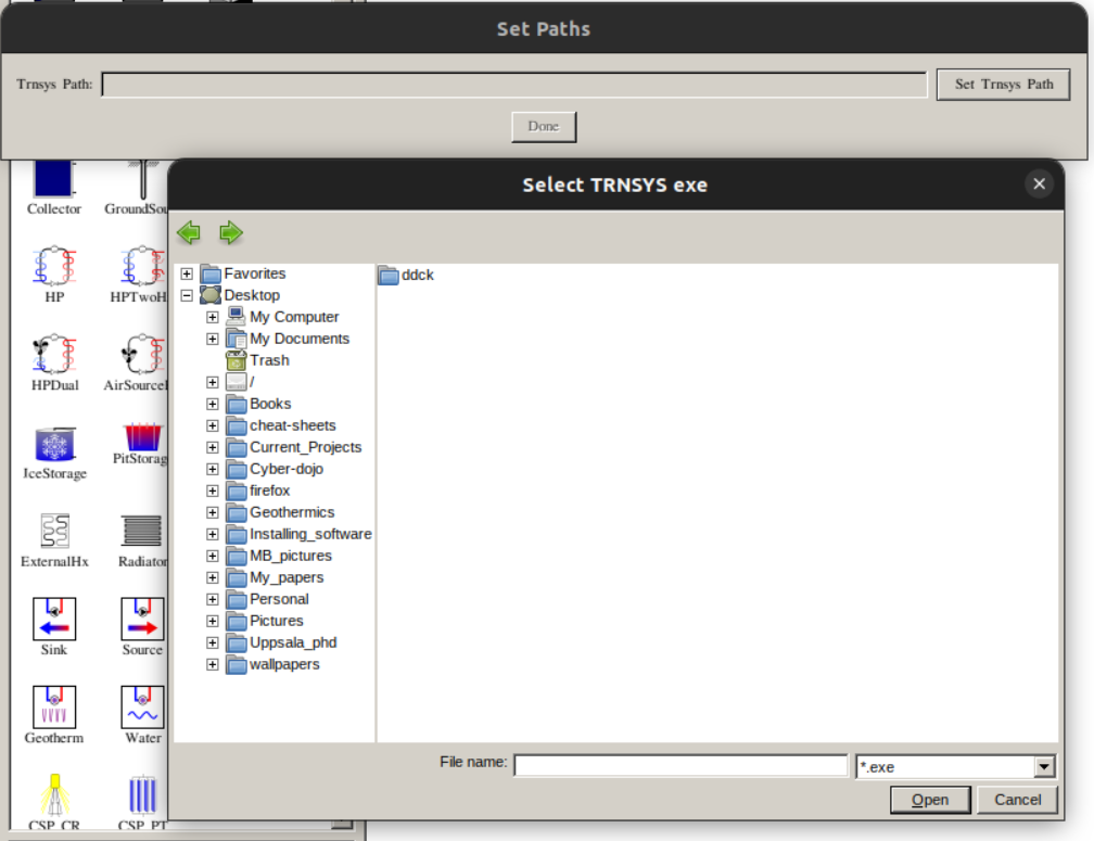 First Opening Of Gui Requires The Location Of The Trnsysexe File · Issue 347 · Spf Ost