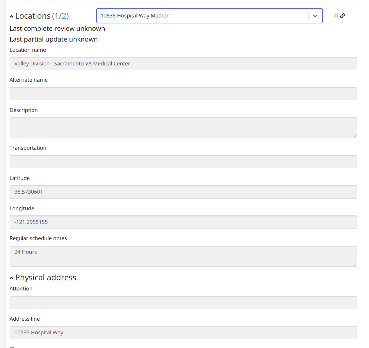 Matching: More than one service or location, add drop down menu with name · Issue #384 ...