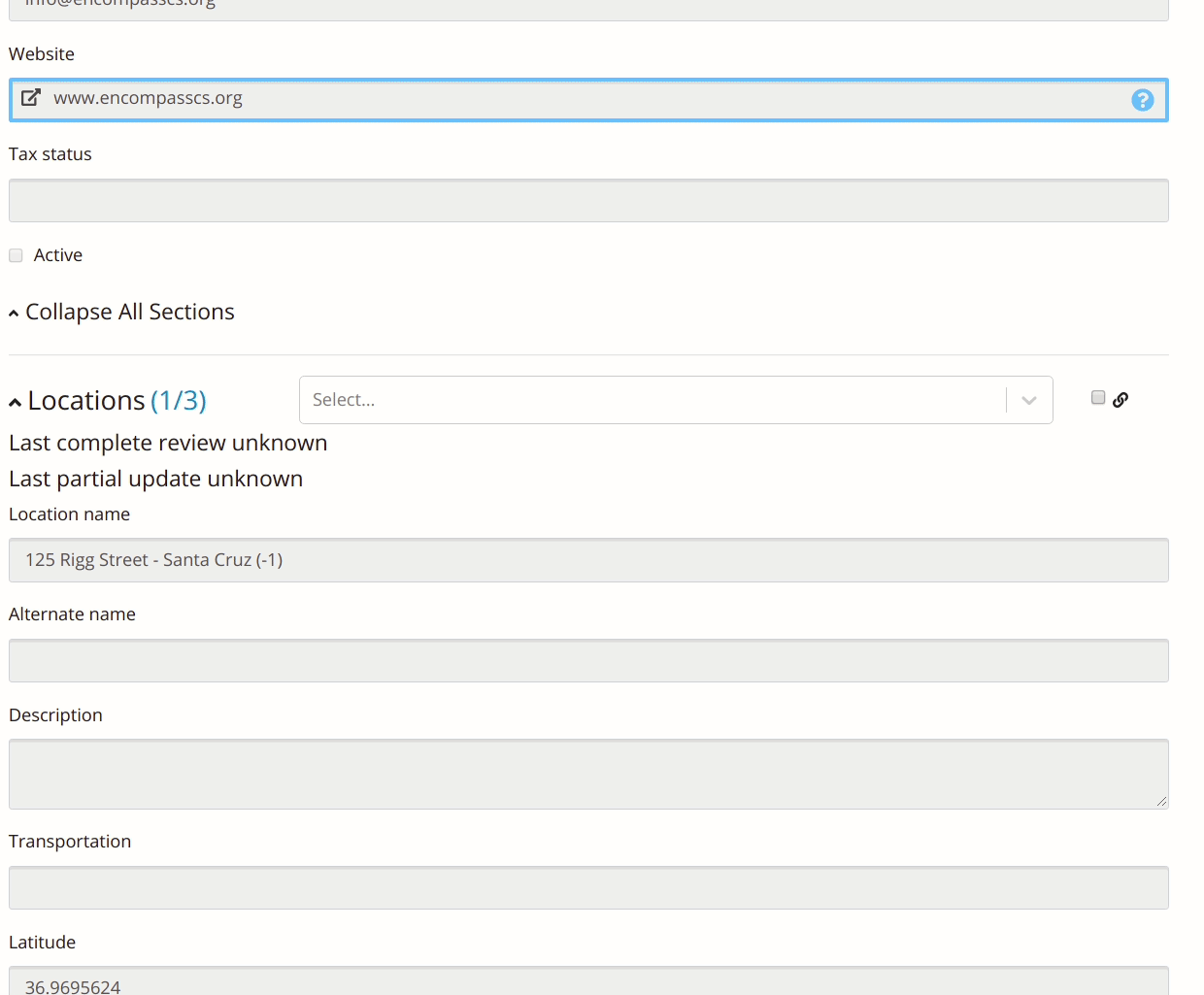 Matching: More than one service or location, add drop down menu with name · Issue #384 ...