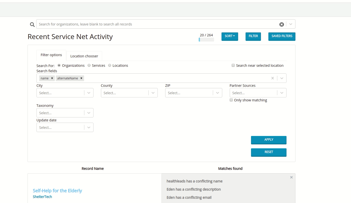 Search Autosuggest On Search Box · Issue 584 · Openreferral Servicenet · Github