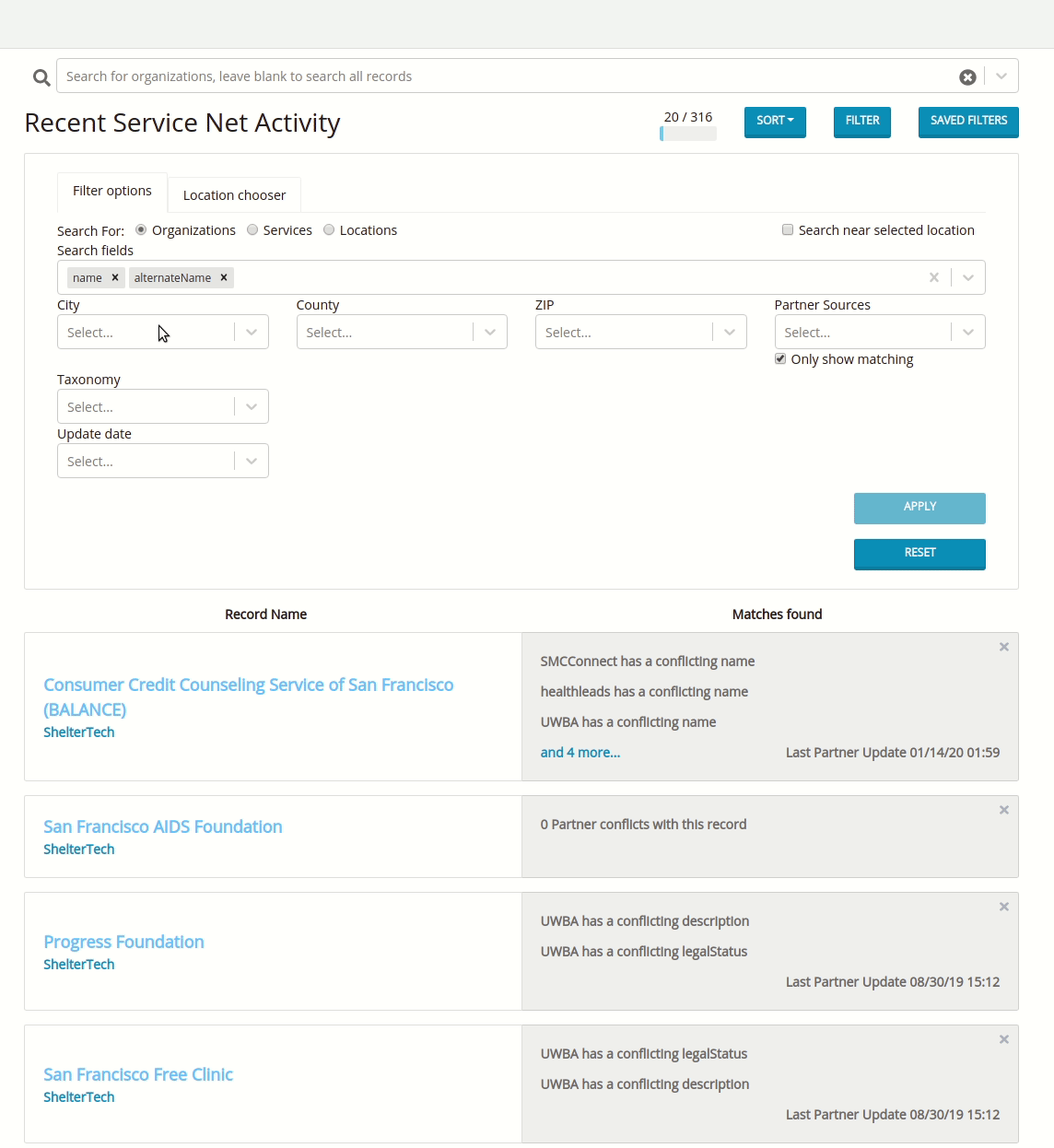 Investigate disappearing taxonomies for LAAC, ShelterTech, and healthleads providers · Issue ...