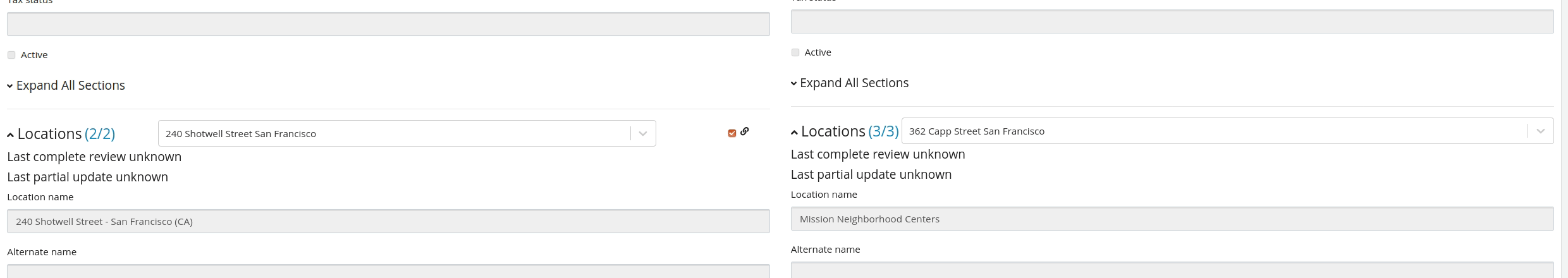 Match records at the Location level · Issue #698 · openreferral/ServiceNet · GitHub