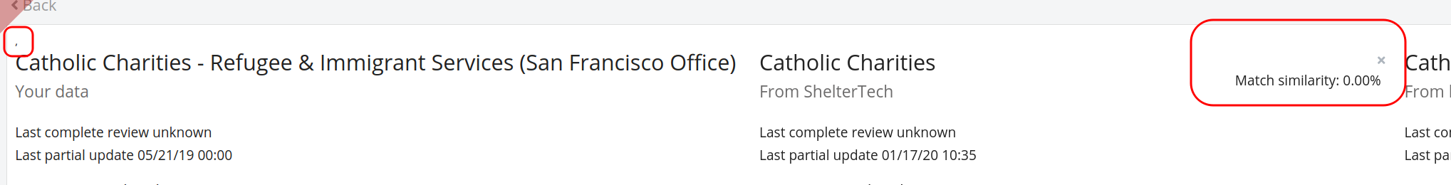 Comparison view - compare more than one partner record at a time · Issue #736 · openreferral ...