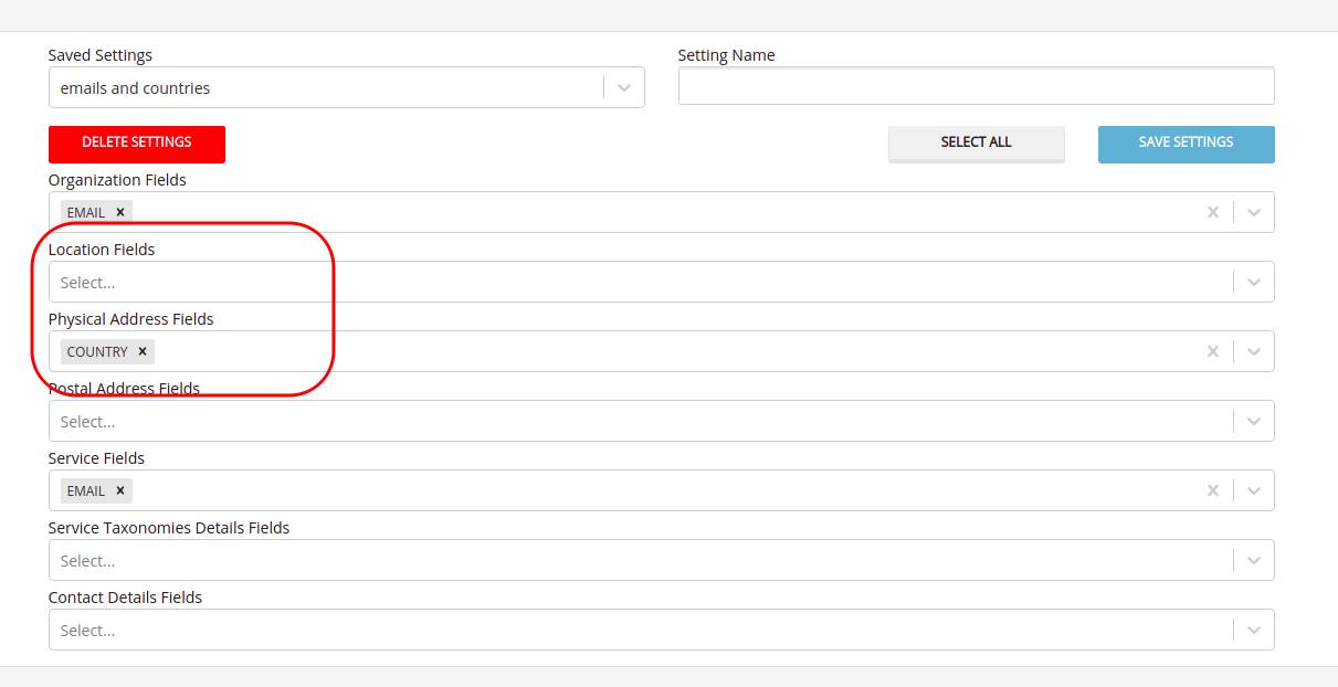 Comparison view - specify a subset of fields to view · Issue #735 · openreferral/ServiceNet · GitHub