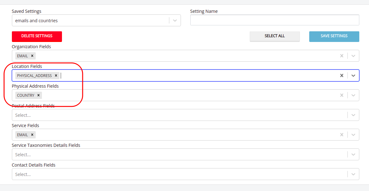 Comparison view - specify a subset of fields to view · Issue #735 · openreferral/ServiceNet · GitHub