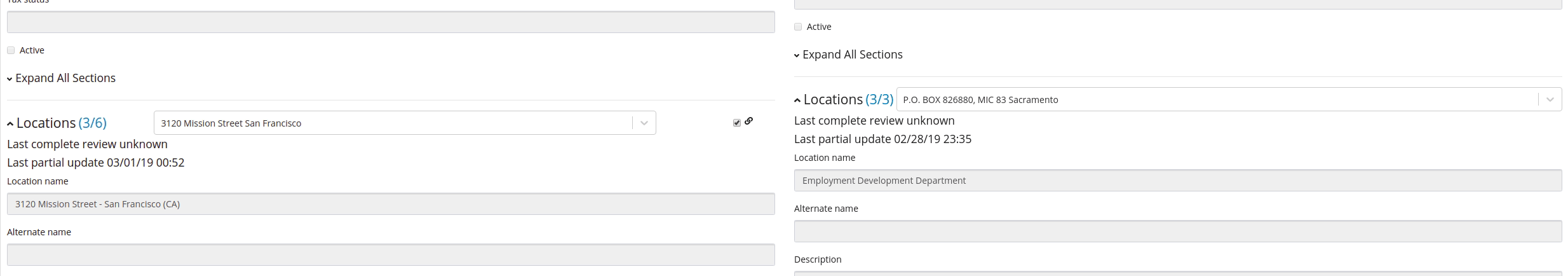 Fix matching records at the Location level · Issue #801 · openreferral/ServiceNet · GitHub