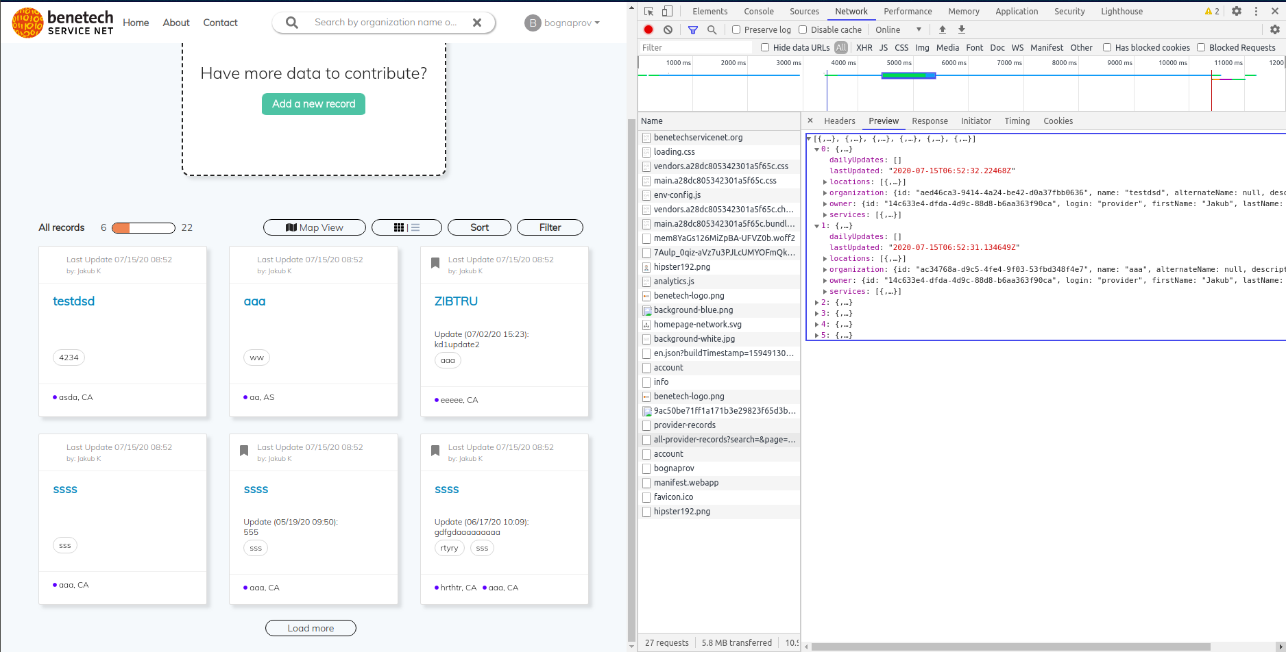 Improve records loading on map view · Issue #1074 · openreferral/ServiceNet · GitHub