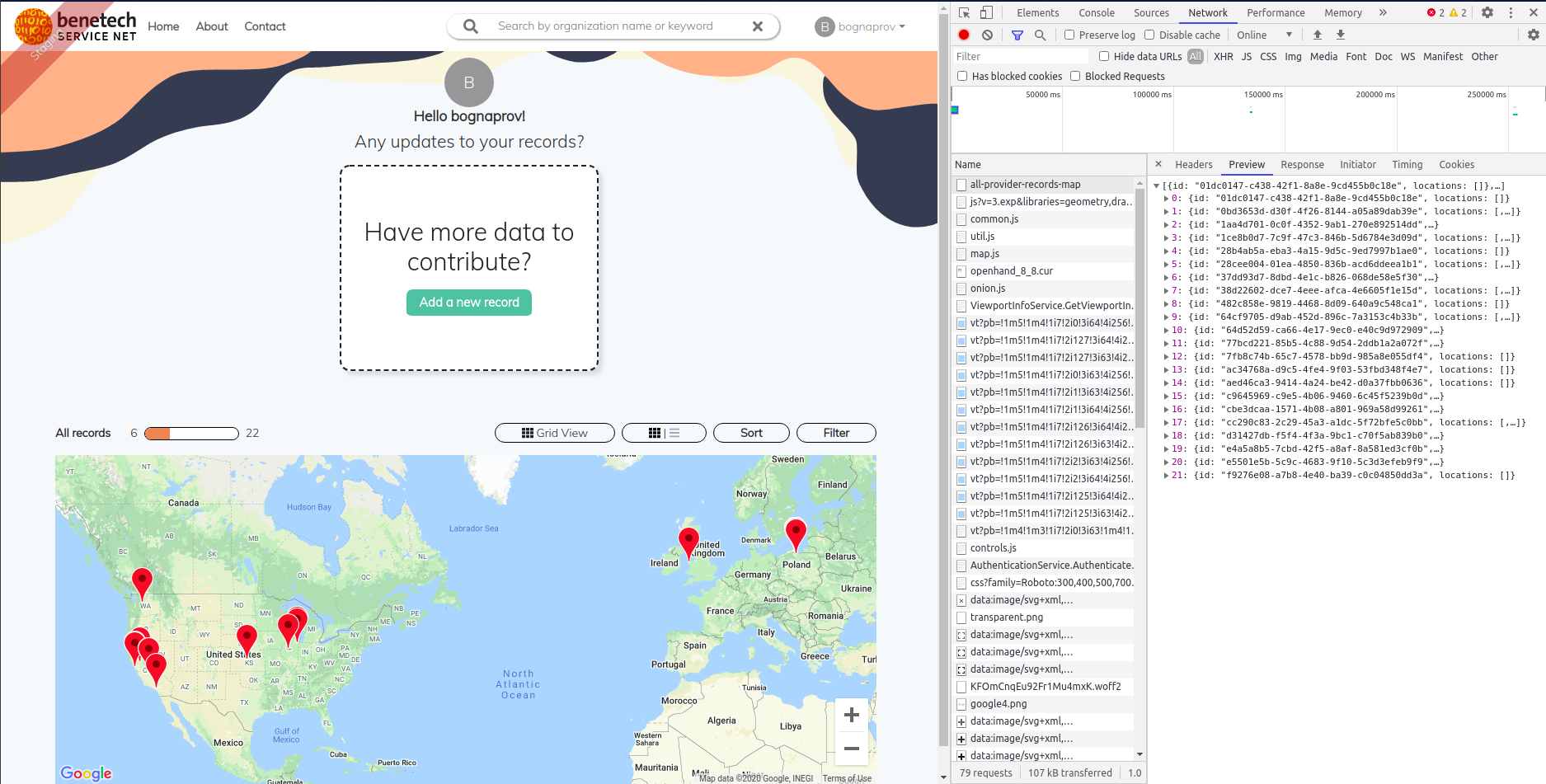 Improve records loading on map view · Issue #1074 · openreferral/ServiceNet · GitHub