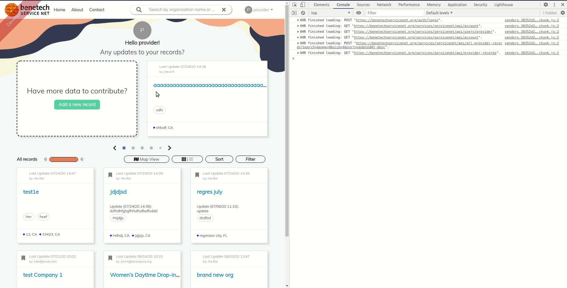 Unknown Error On Serviceprovider Record Creation · Issue 1102 · Openreferralservicenet · Github
