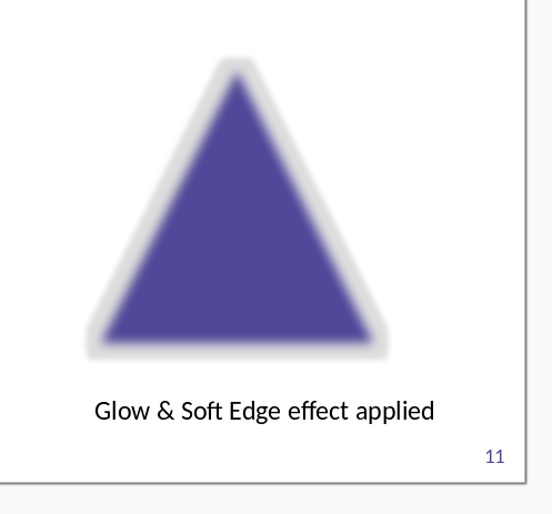 Glow & Soft Edge effect in slides doesn't seem to render correctly in ...