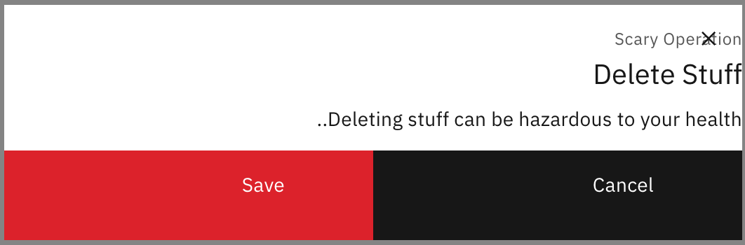 RTL: BaseModal: Text overlaps "x" button, right aligns with no margin · Issue #444 · carbon ...