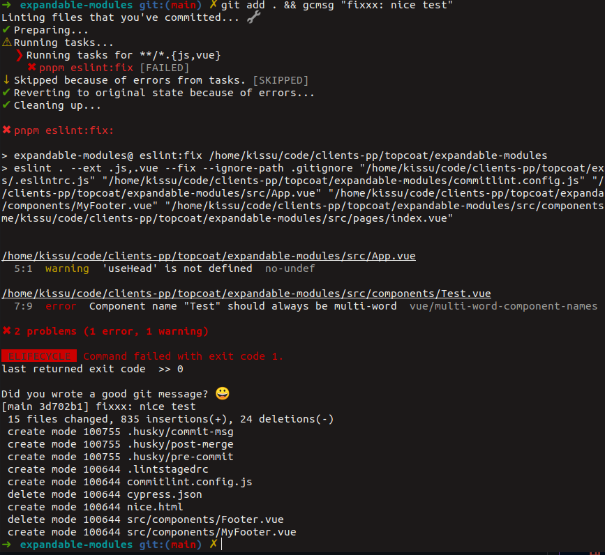 Is There An Exit Code Of 1 In Case Of An Error Issue 1049 Okonet