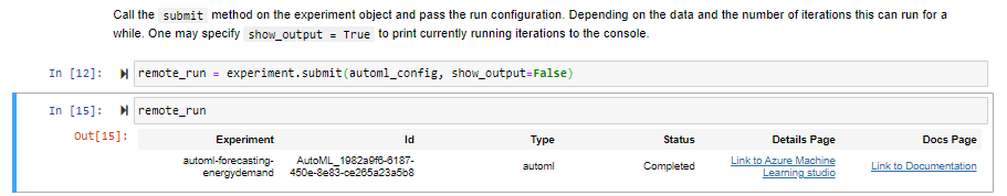 NewConnectionError/TimeOutError when locally submitting the experiment generated in the AutoML ...